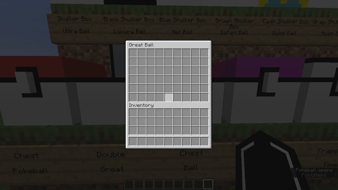 Pokeball Chests and Shulekrs Minecraft Texture Pack