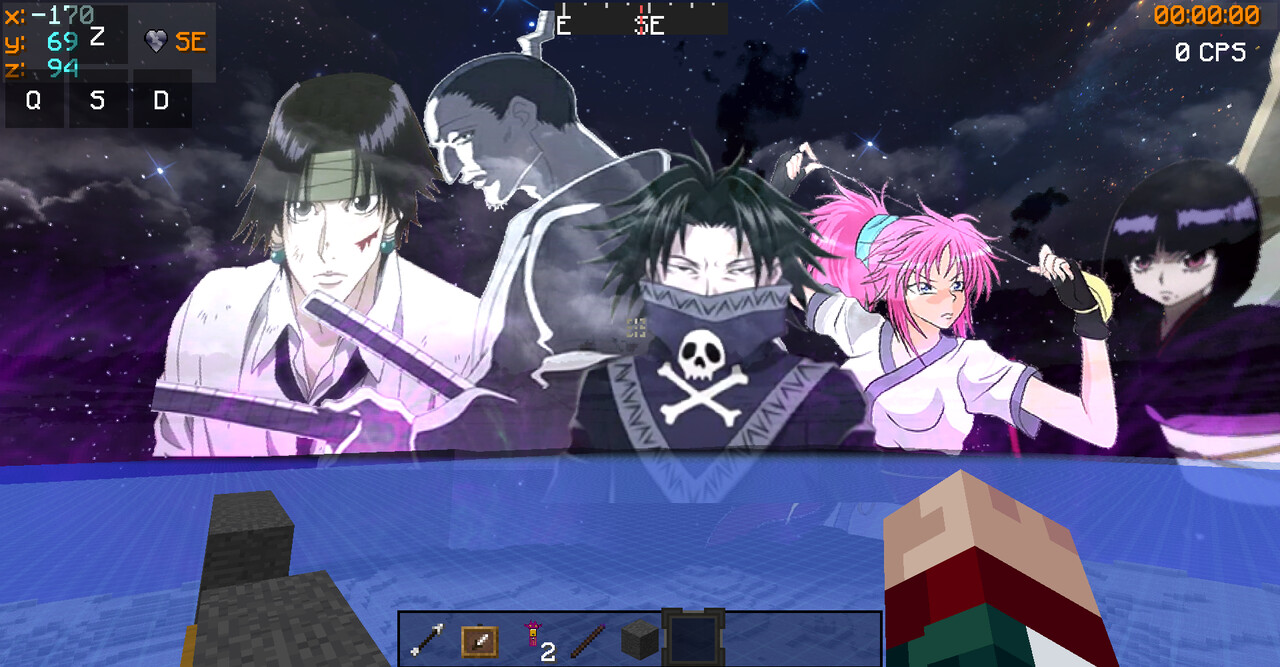 HUNTER X HUNTER PHANTOM TROUPE PACK (PURPLE) Minecraft Texture Pack