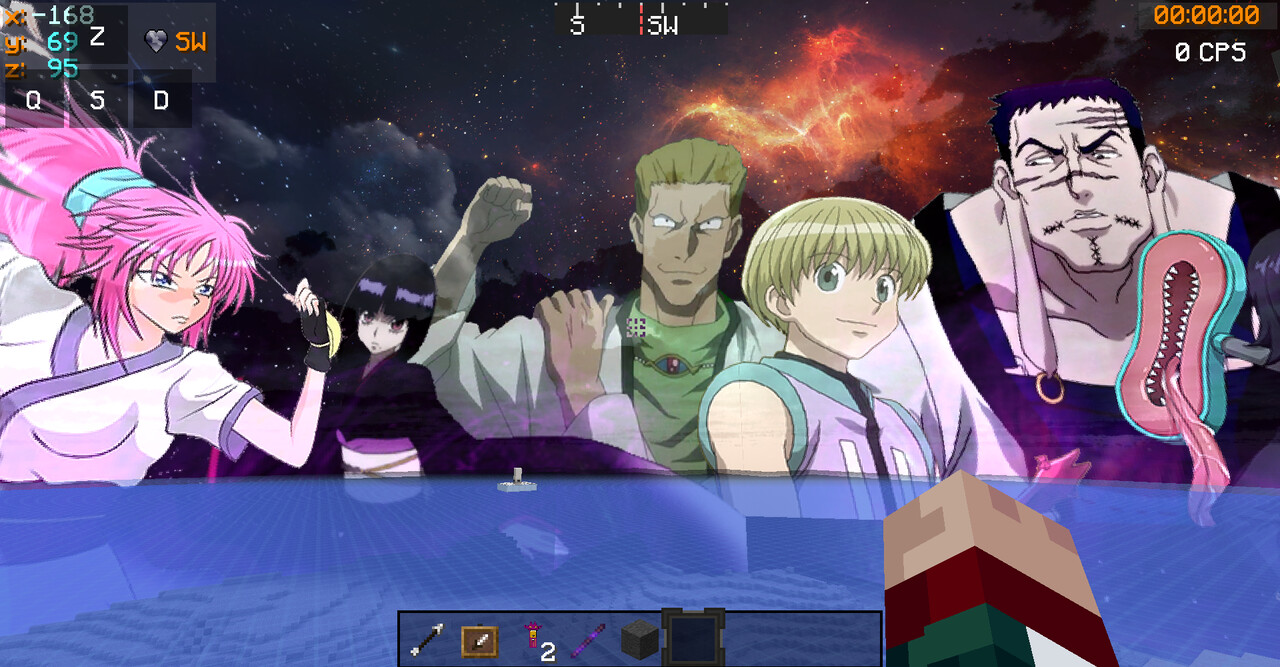 HUNTER X HUNTER PHANTOM TROUPE PACK (PURPLE) Minecraft Texture Pack