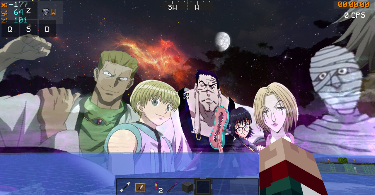 HUNTER X HUNTER PHANTOM TROUPE PACK (PURPLE) Minecraft Texture Pack