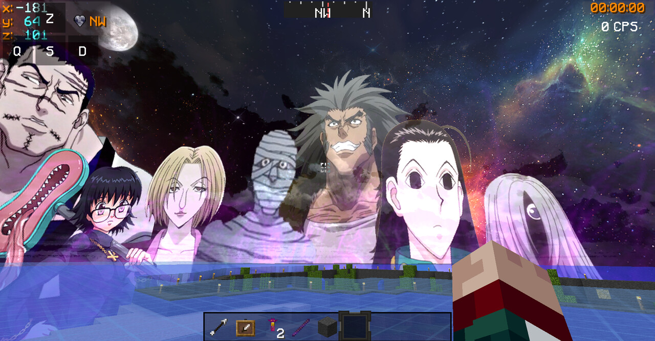 HUNTER X HUNTER PHANTOM TROUPE PACK (PURPLE) Minecraft Texture Pack