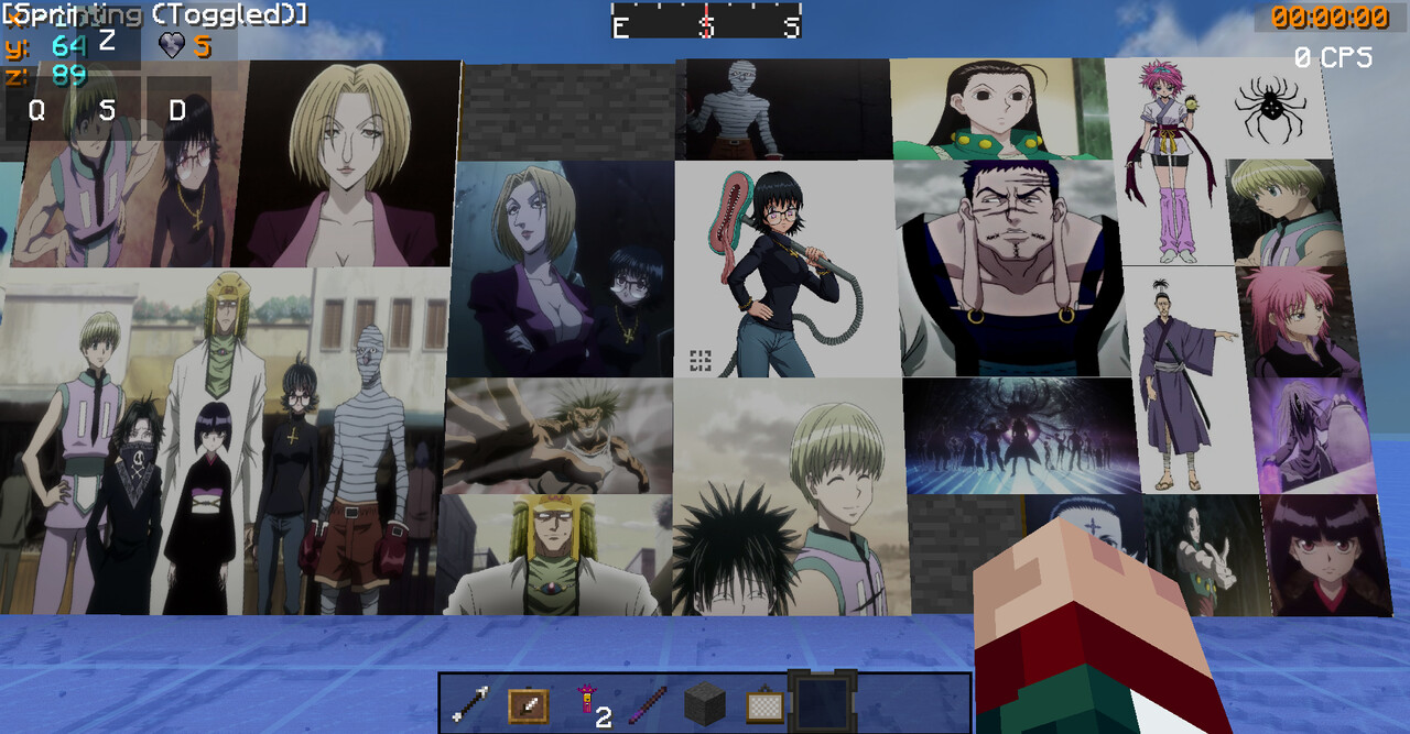 HUNTER X HUNTER PHANTOM TROUPE PACK (PURPLE) Minecraft Texture Pack