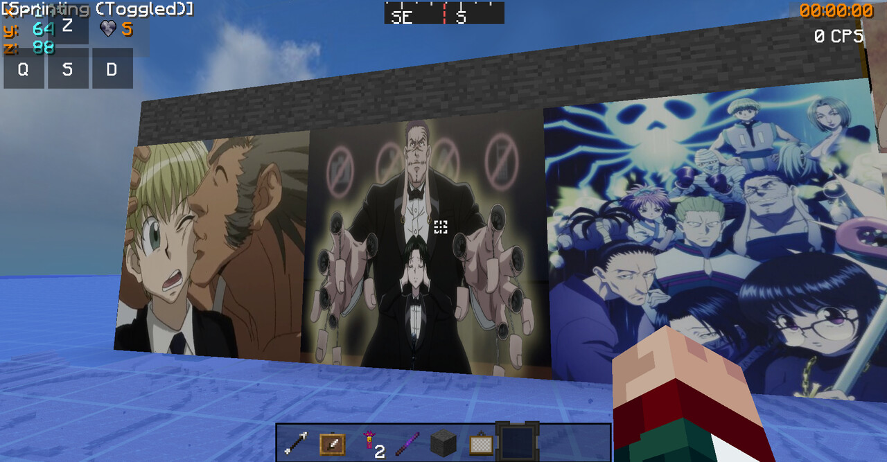 HUNTER X HUNTER PHANTOM TROUPE PACK (PURPLE) Minecraft Texture Pack