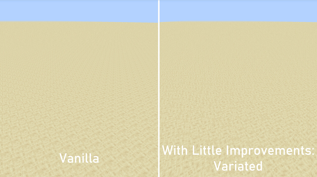 Little Improvements: Variated Minecraft Texture Pack