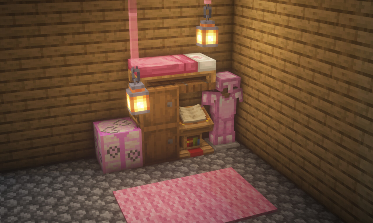 Pretty In Pink Minecraft Texture Pack