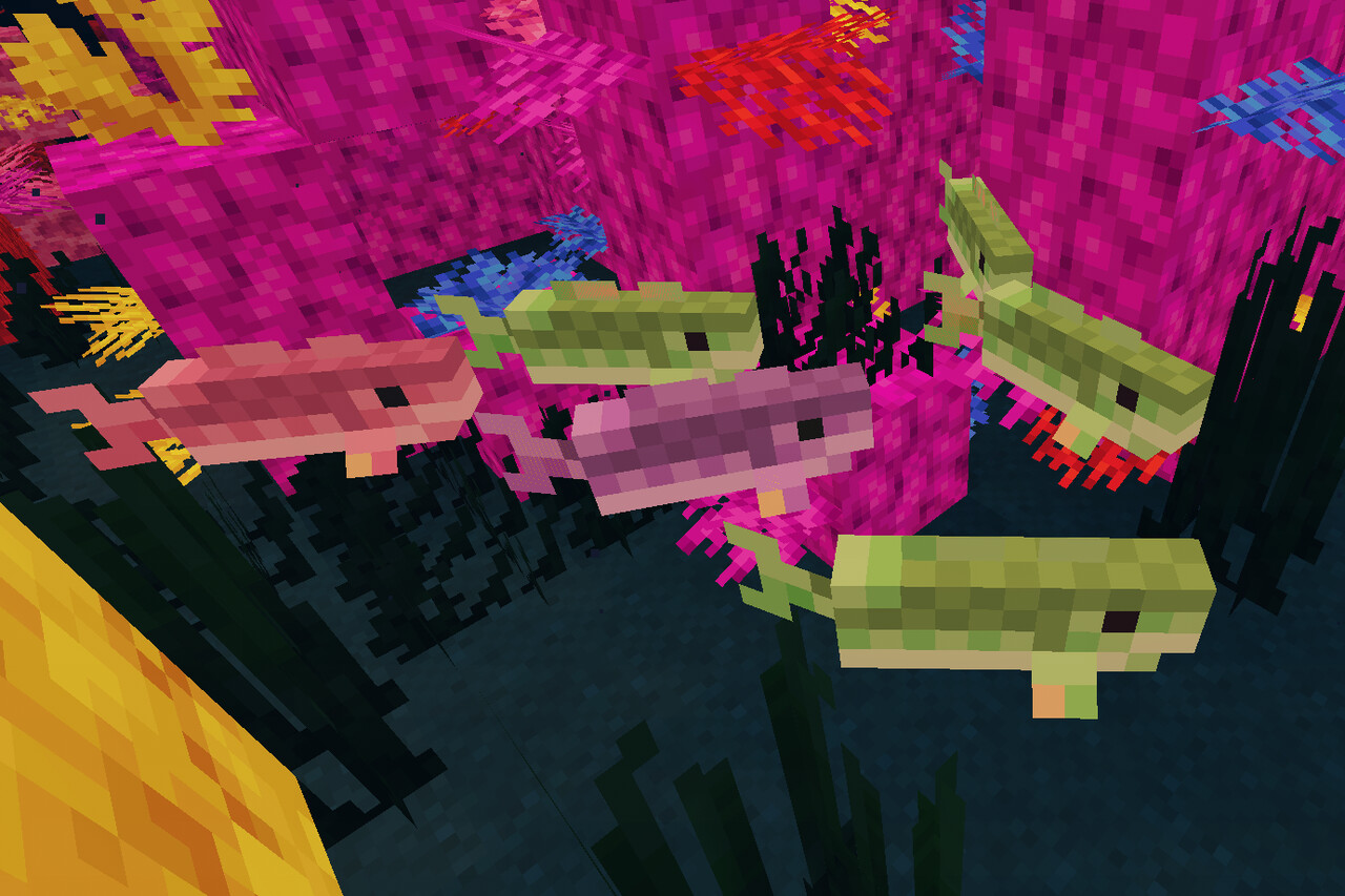 New glow mobs for Optifine Minecraft Texture Pack