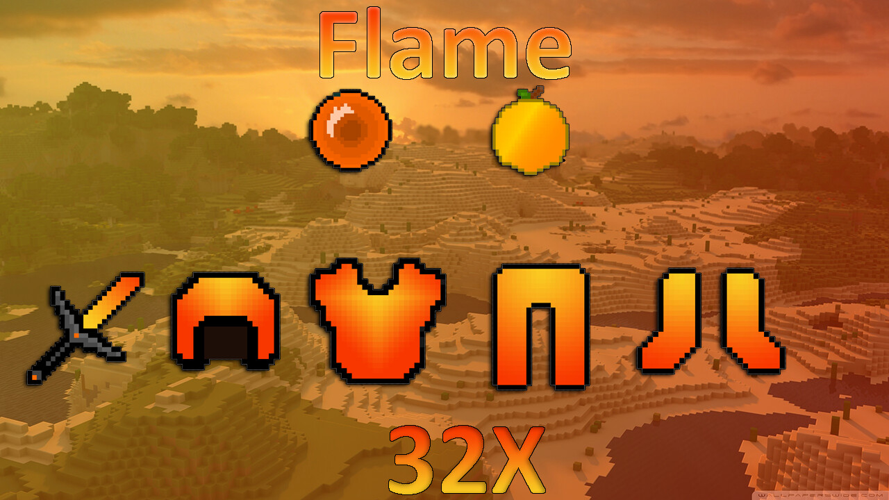 Flame 32x PvP Texture pack By NeraticYoutube Minecraft Texture Pack