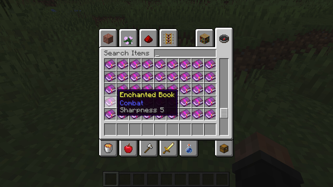 Latin numbers, to numeric numbers. Minecraft Texture Pack