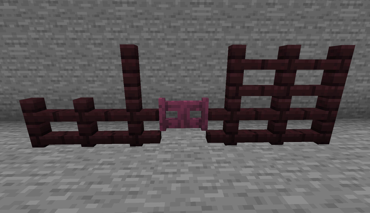 Alternate Nether Brick Fence Minecraft Texture Pack