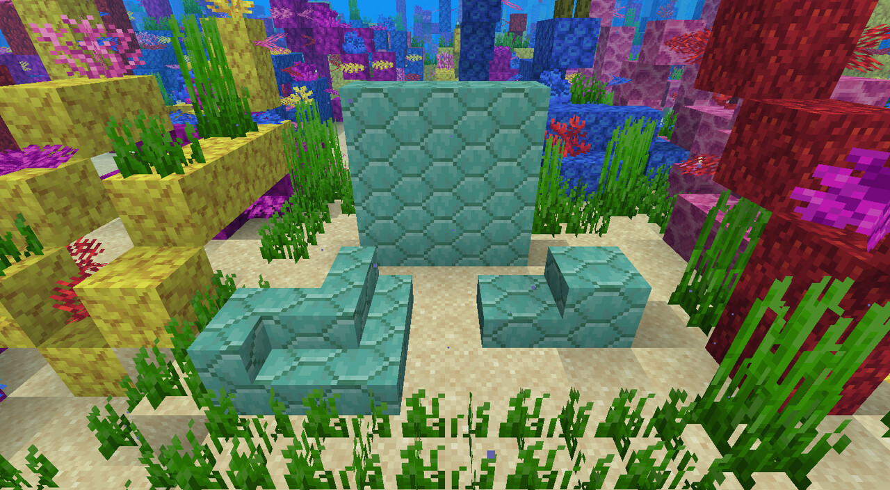 Hexagonal Prismarine Bricks Minecraft Texture Pack