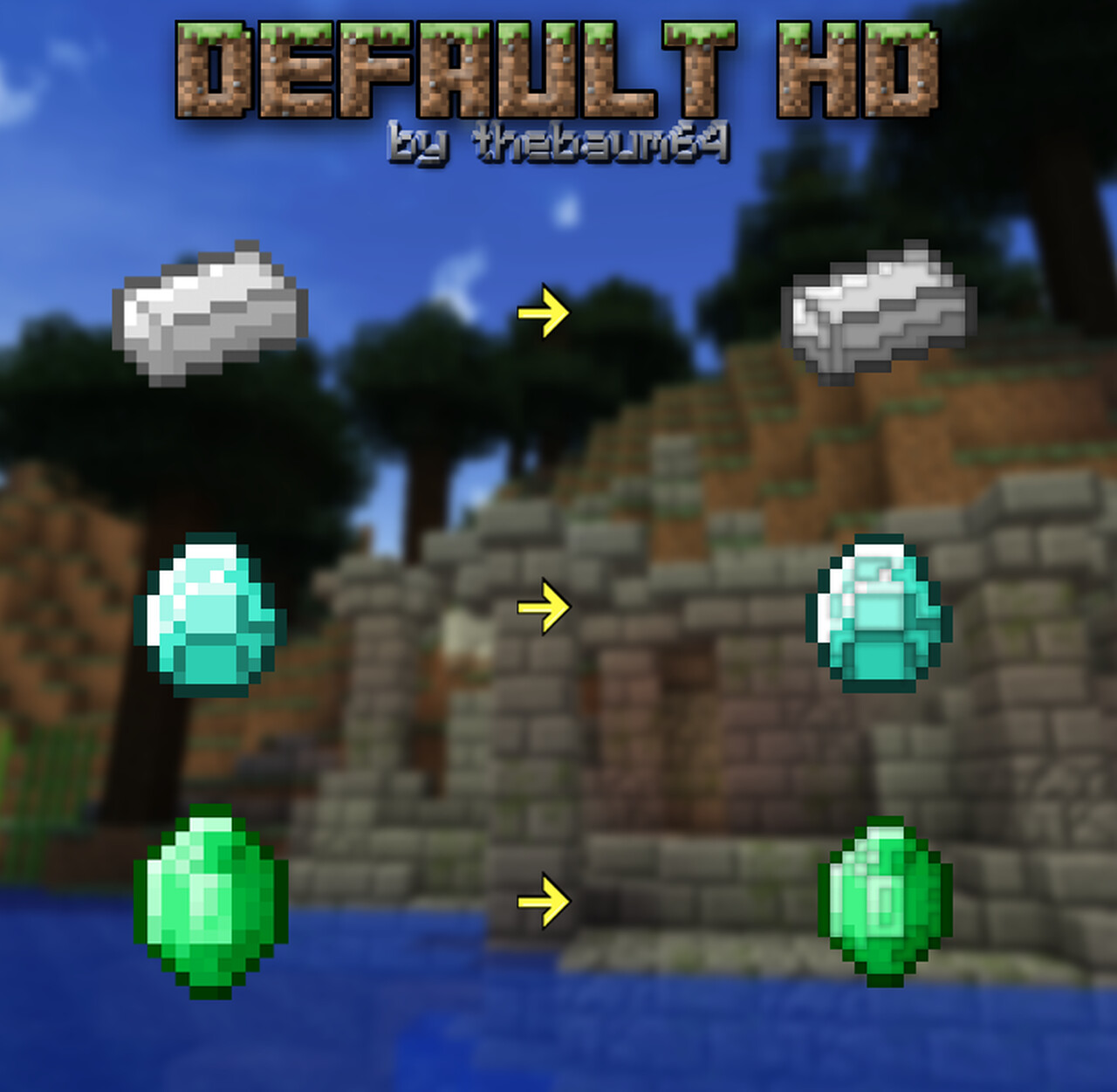 Default HD Minecraft Texture Pack