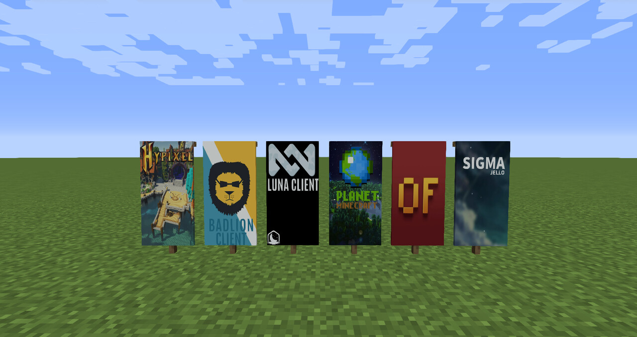 Customized Banner Minecraft Texture Pack