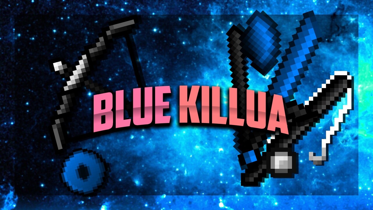 Blue killua [32x] FPS PVP Pack Minecraft Texture Pack