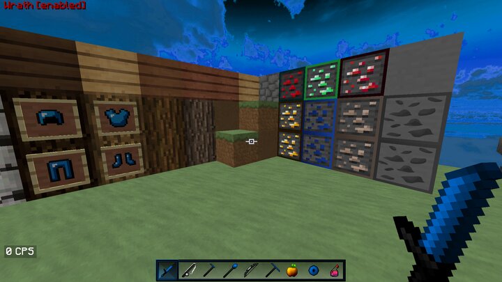 Blue killua [32x] FPS PVP Pack Minecraft Texture Pack