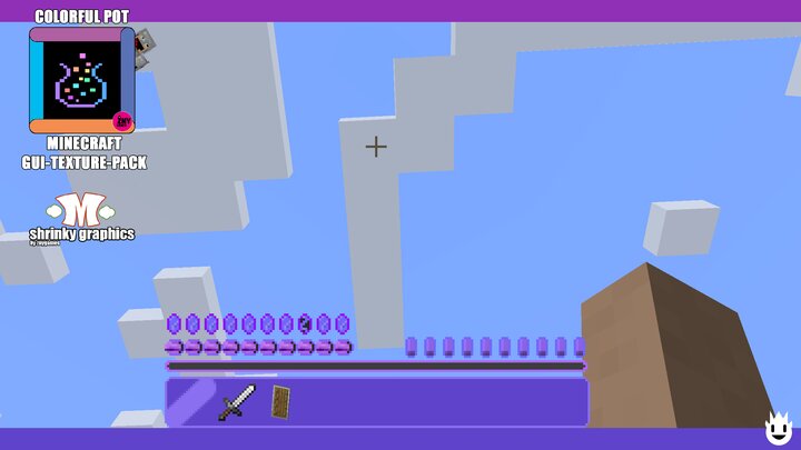 COLORFUL POT | GUI-TEXTURE-PACK 1.16 Minecraft Texture Pack