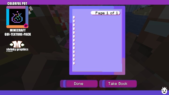 COLORFUL POT | GUI-TEXTURE-PACK 1.16 Minecraft Texture Pack