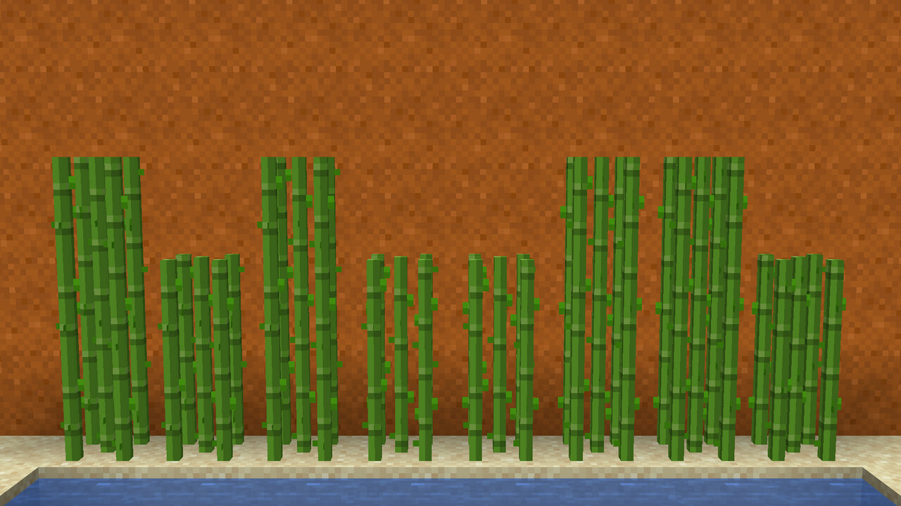 3D Sugar Cane Minecraft Texture Pack
