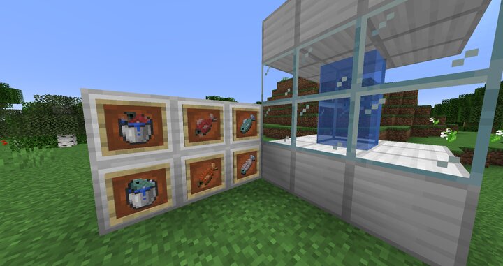 Old fishes textures Minecraft Texture Pack