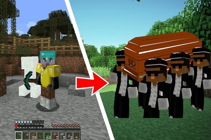 Coffin Meme Resource Pack 1.15 Minecraft Texture Pack