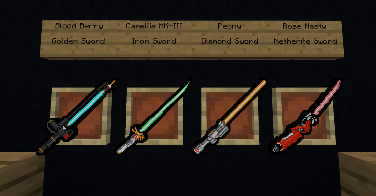 No More Heroes 2, Beam Katana Set REDUX Minecraft Texture Pack
