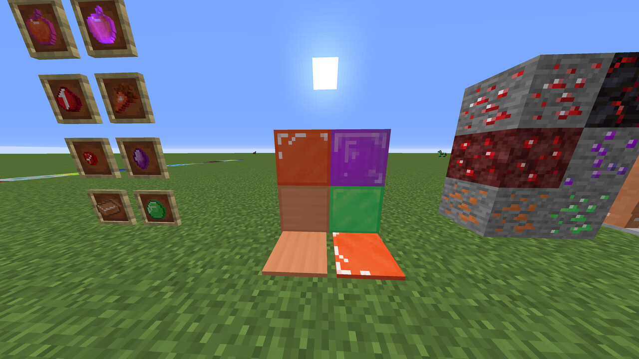 Gems rubies amethysts emeralds and copper Minecraft Texture Pack