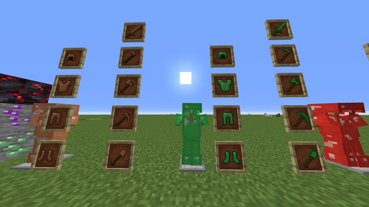 Gems rubies amethysts emeralds and copper Minecraft Texture Pack