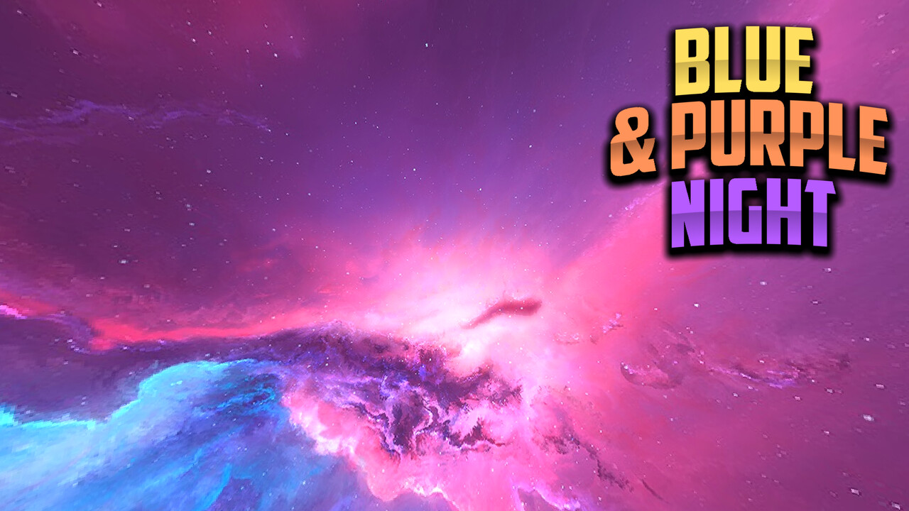 Blue & Purple Night Sky Overlay (custom sky overlay!) Minecraft Texture ...