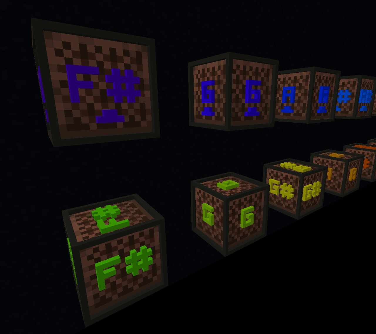 Visual Note Blocks 2.0 (3D) Minecraft Texture Pack