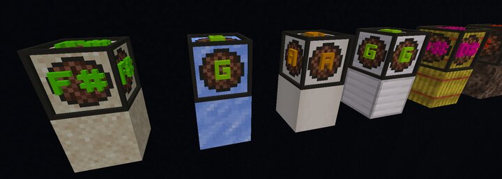 Visual Note Blocks 2.0 (3D) Minecraft Texture Pack
