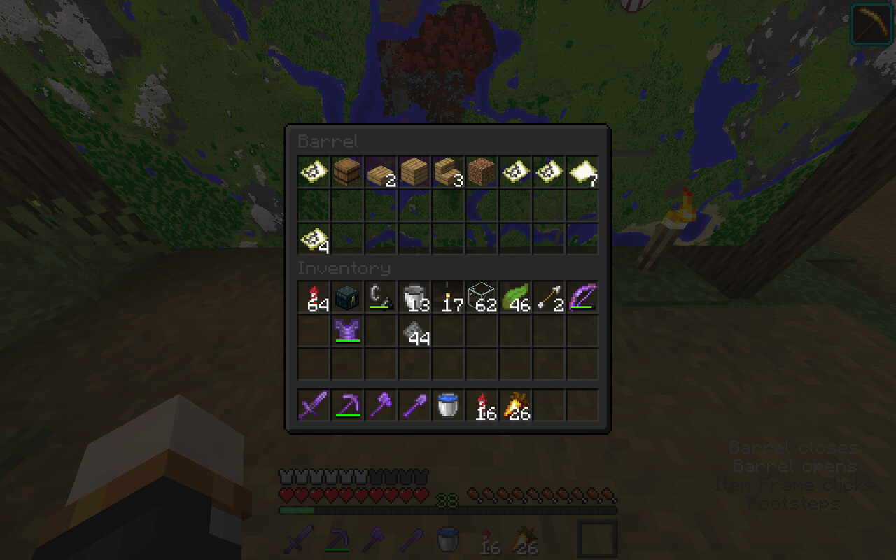 Dark mode Minecraft Texture Pack