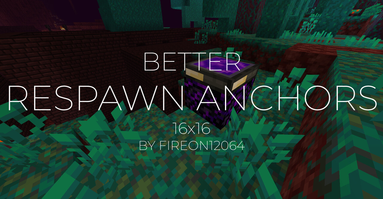 Better Respawn Anchors 16x Minecraft Texture Pack