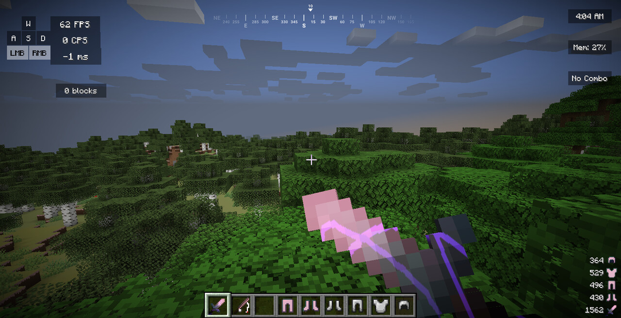 PvP Bedwars Skywars 1.8 Pink Perfection Minecraft Texture Pack