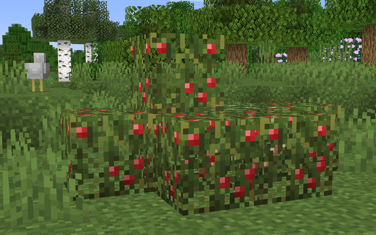 Berry Bush Blocks! Minecraft Texture Pack