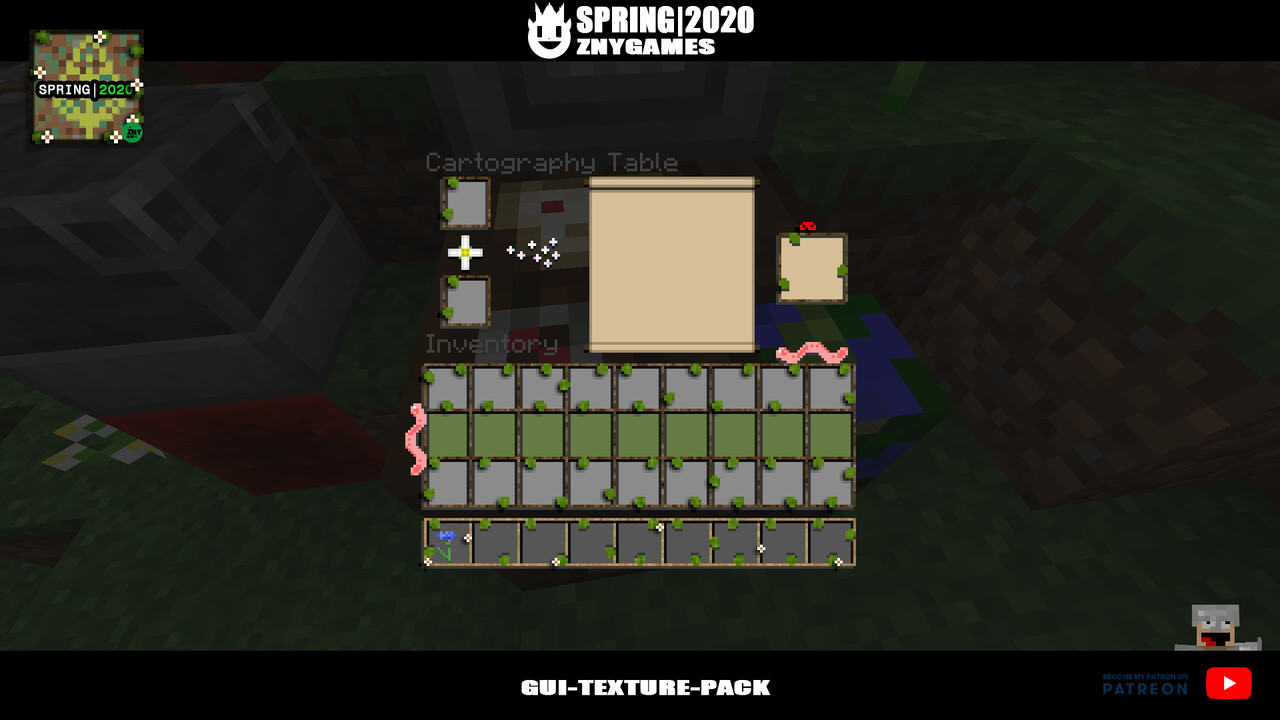 Spring|2020 - GUI-TEXTURE-PACK 1.14.x Minecraft Texture Pack
