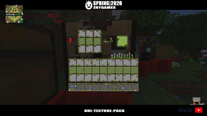 Spring|2020 - GUI-TEXTURE-PACK 1.14.x Minecraft Texture Pack