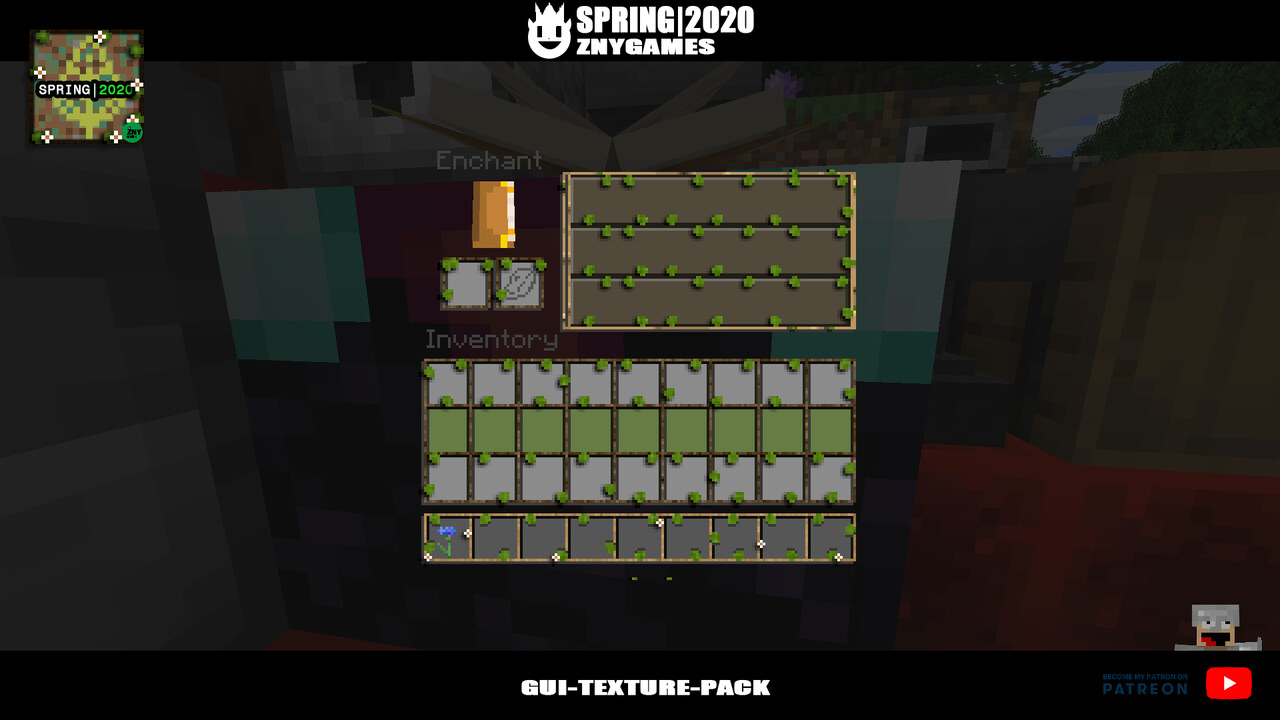 Spring|2020 - GUI-TEXTURE-PACK 1.14.x Minecraft Texture Pack
