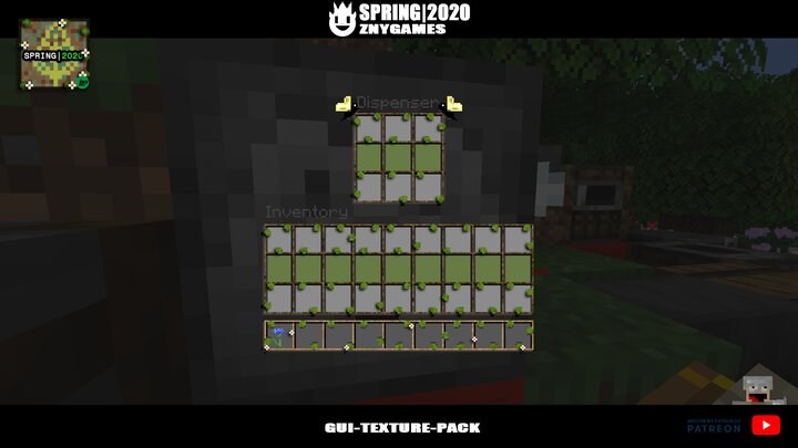 Spring|2020 - GUI-TEXTURE-PACK 1.14.x Minecraft Texture Pack