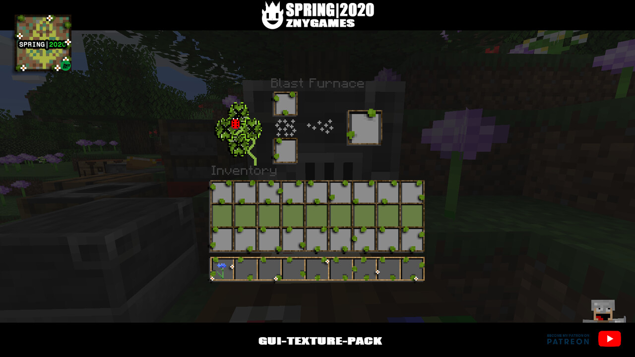 Spring|2020 - GUI-TEXTURE-PACK 1.14.x Minecraft Texture Pack