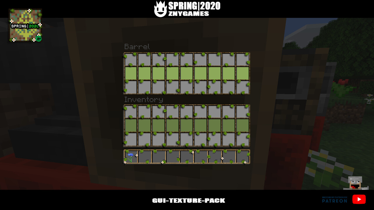 Spring|2020 - GUI-TEXTURE-PACK 1.14.x Minecraft Texture Pack
