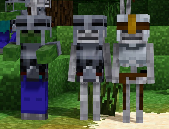 Minecraft Dungeons: Armored Mobs Minecraft Texture Pack