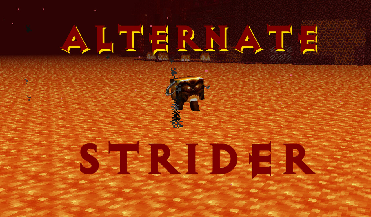 Alternate Striders 20w15a Minecraft Texture Pack