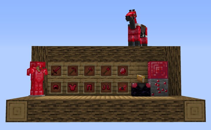 Diamonds to Rubies Minecraft Texture Pack