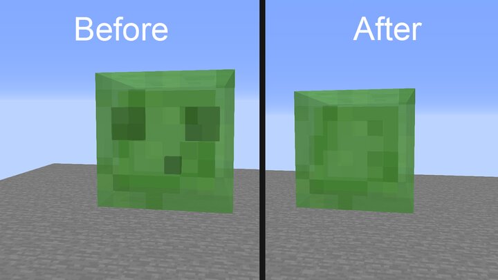 Faceless Slimes Minecraft Texture Pack