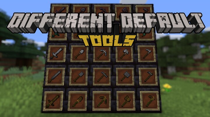 Different Default: Tools Minecraft Texture Pack