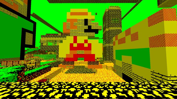 Minecraft - DOS Edition (Warm Palette) Minecraft Texture Pack