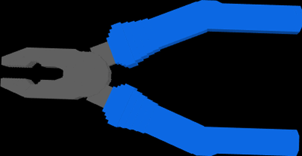Pliers for minecraft. Пассатижи в майнкрафт 3D Minecraft Texture Pack