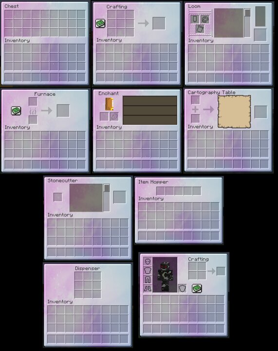 Pink Clouds GUI [1.14+] Minecraft Texture Pack