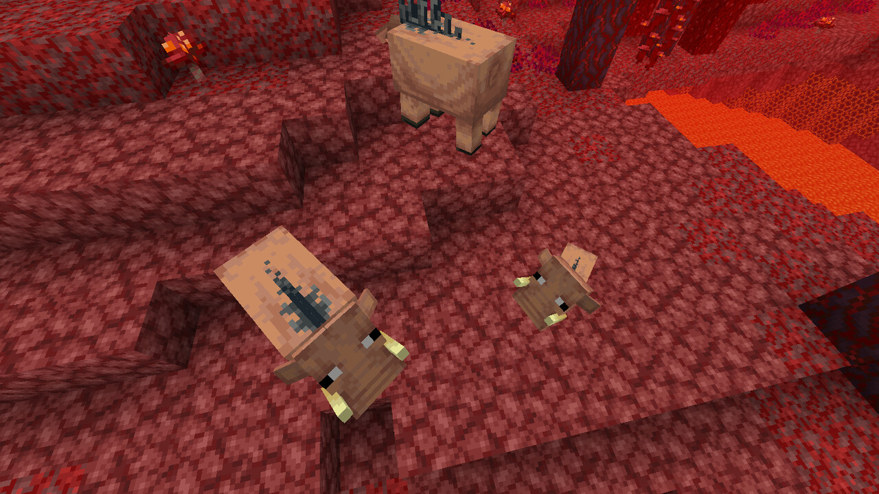 Nether Pigs with Eyes Minecraft Texture Pack