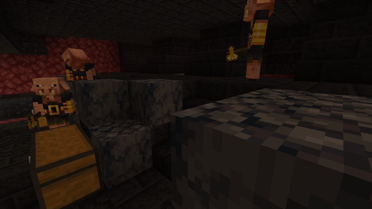 Nether Pigs with Eyes Minecraft Texture Pack