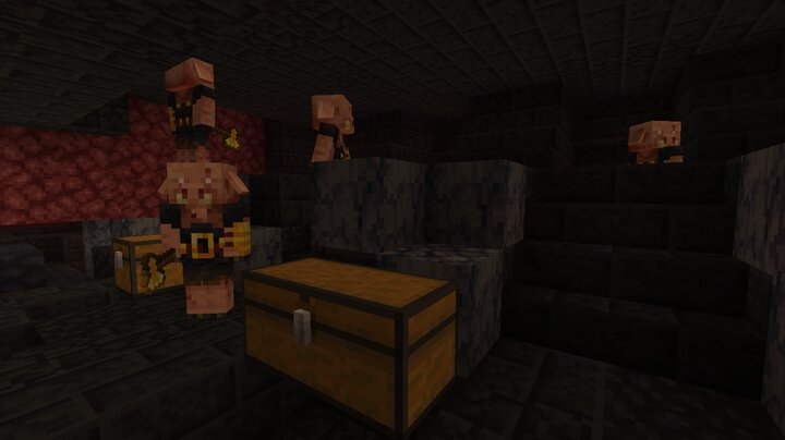 Nether Pigs with Eyes Minecraft Texture Pack